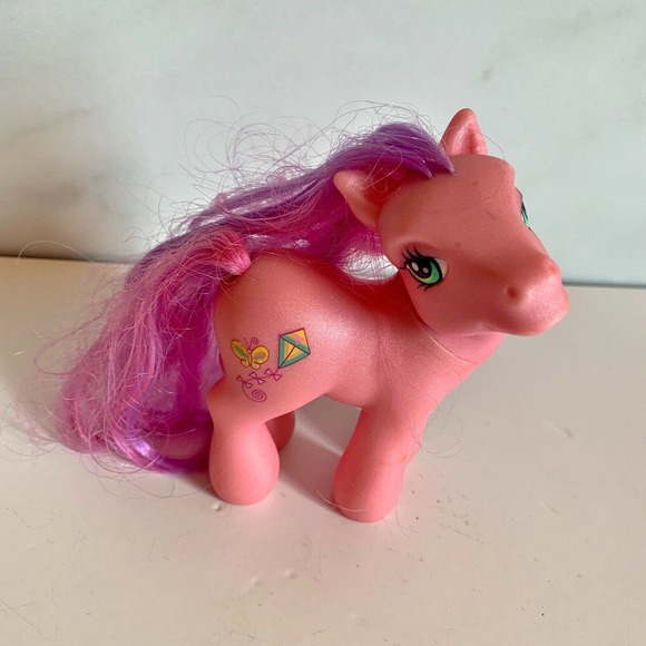 Hasbro | Toys | Vintage My Little Pony Sky Wishes 202 Hasbro Pink ...